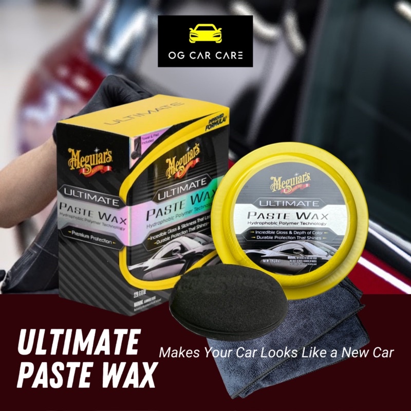 meguiars ultimate paste wax Hydrophobic polymer 8oz - OG CAR CARE ...