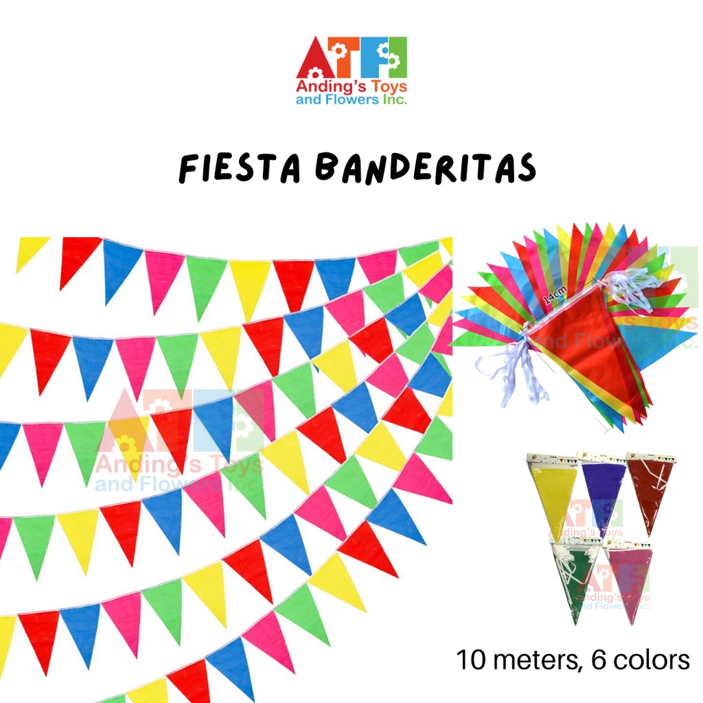 Fiesta Banderitas Party Flag Decoration Buntings Banner Decor Andings ...