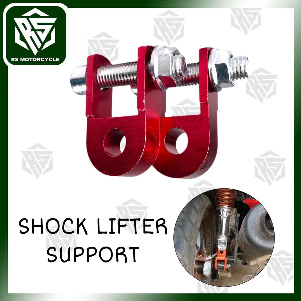 [RIDE SAFE] MOTORCYCLE ACCESSORIES SHOCK LIFTER SUPPORT ALLOY 1 PAIR ...