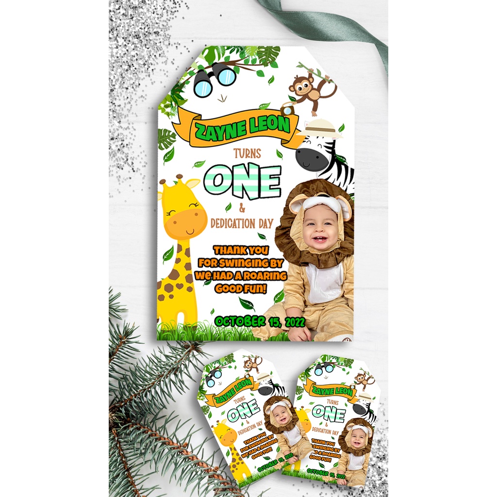 3 Pesos only for Customized Souvenir Tags/ Thank you tags Any THEME ...