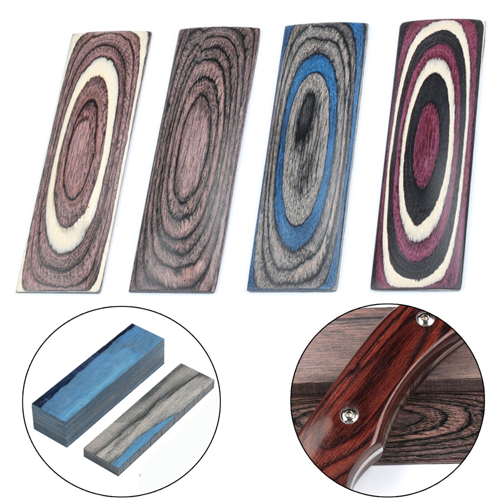 1 Piece 150x40x10mm Laminated Color Wood Handle Material For Custom ...