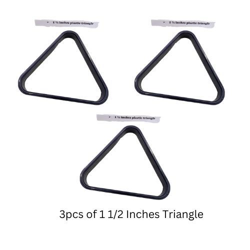 3 pcs. 1 1/2inches PLASTIC TRIANGLE RACK FOR BILLIARD BALL/TRIANGLE ...