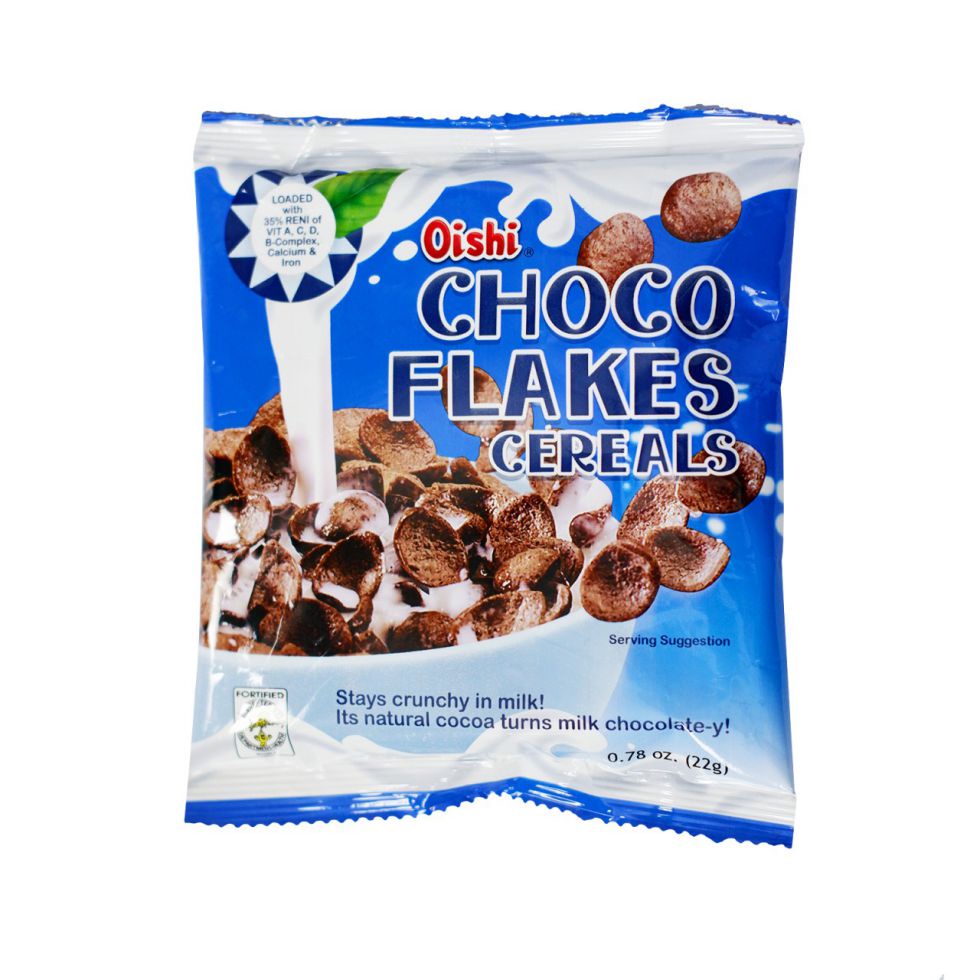 Oishi Choco Flakes Cereals 22g | Shopee Philippines
