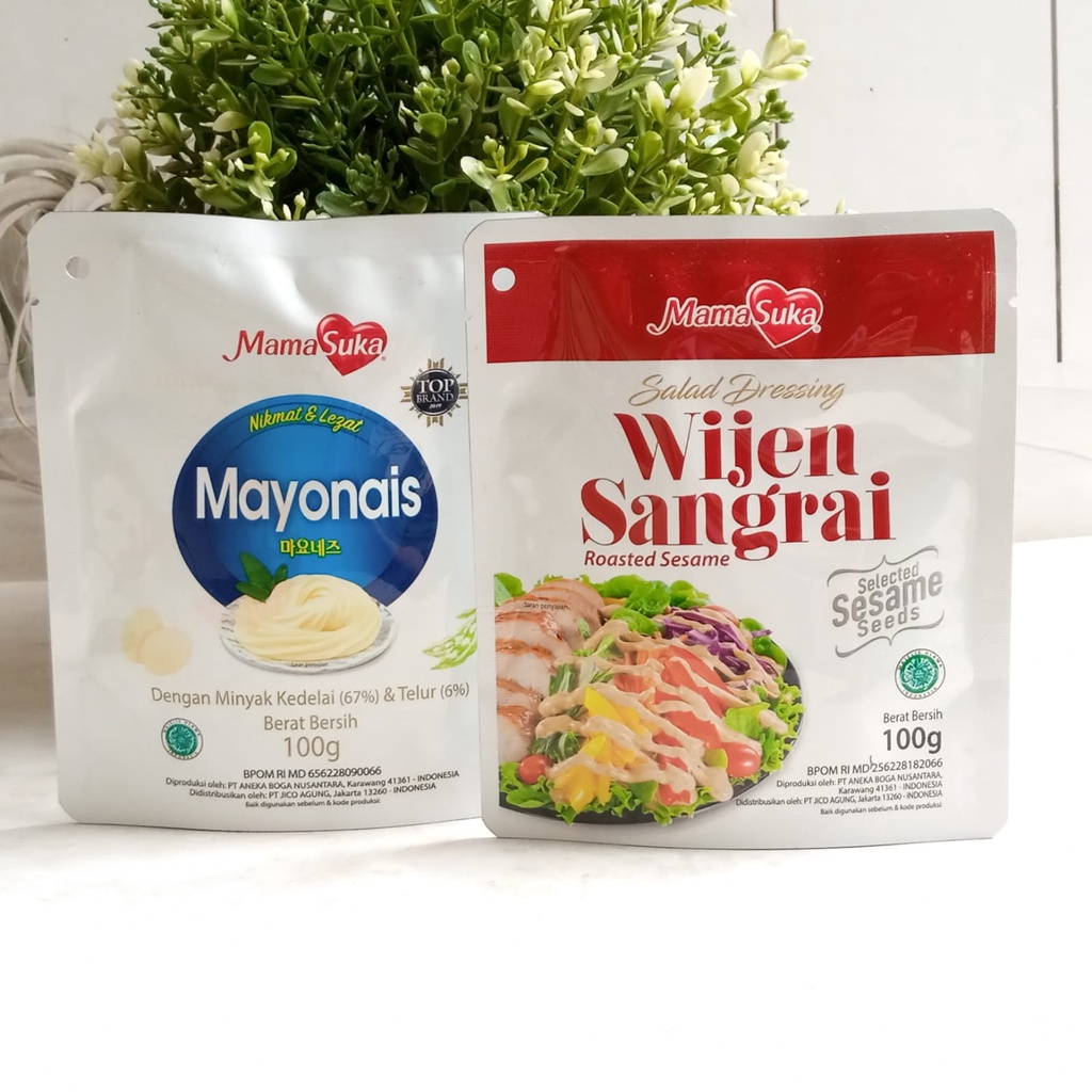 Mamasuka Mayonnaise 100gr Sachet | Shopee Philippines