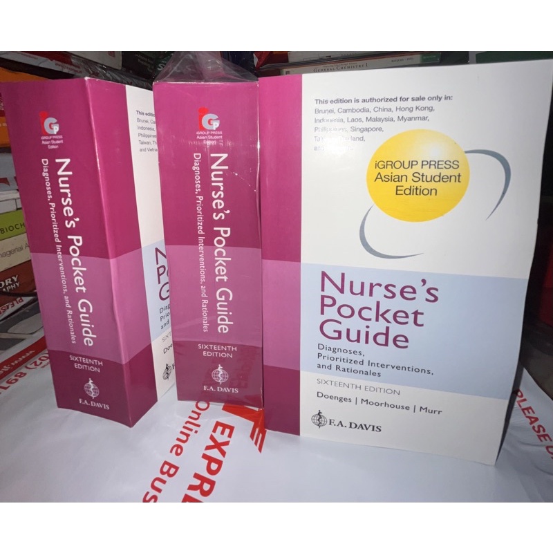 Nurse’s pocket guide 16th edition Nanda | Shopee Philippines