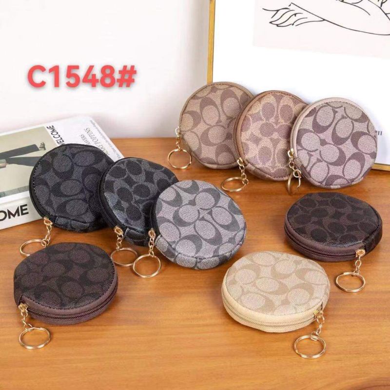 Hello Anna！new korean mini coin wallet with key ring women's ladies ...