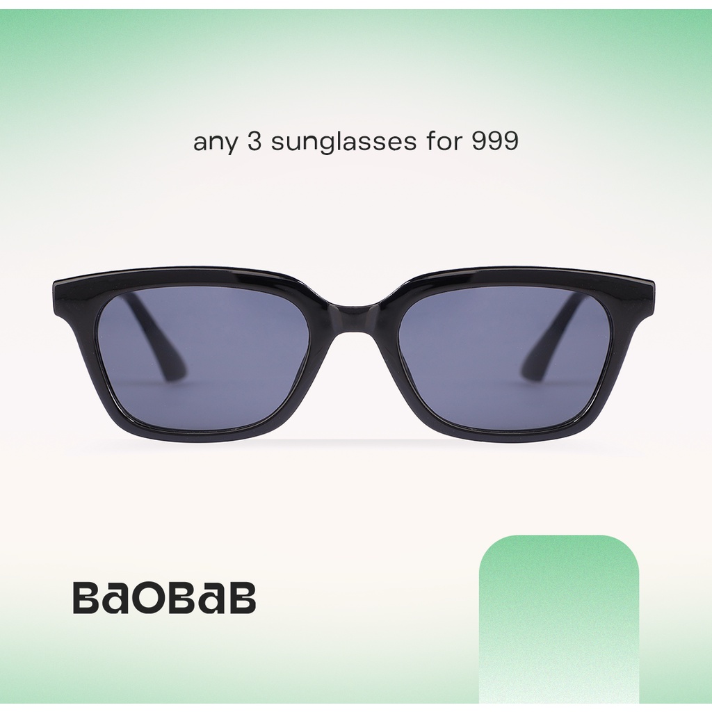 Baobab Eyewear | CAINE Sunglasses | UV Protected Korean Fashion Sunnies For Men and Women ...