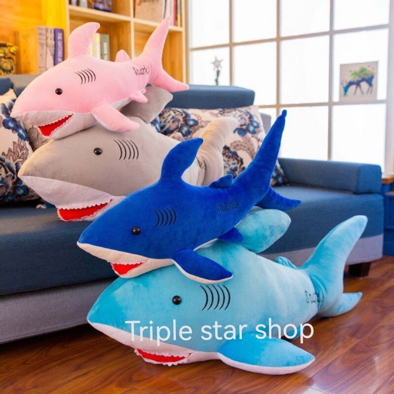 Shark Plush stuff toys 40cm 45cm 65cm | Shopee Philippines
