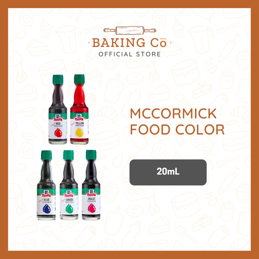 Mccormick Food Colorings - 20mL | Shopee Philippines