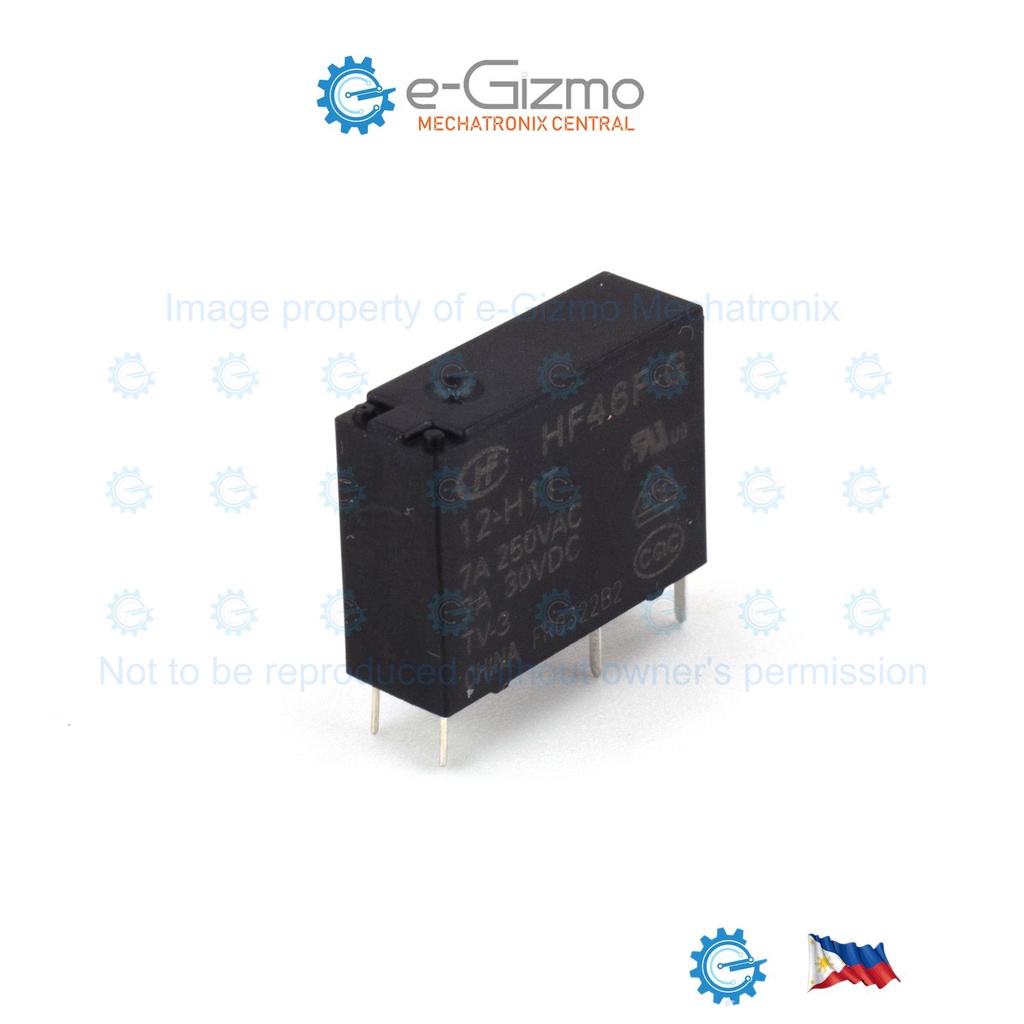 HF46F-G/12-H1T HF46F-G/12-H1 SPST 12V 7A Relay | Shopee Philippines