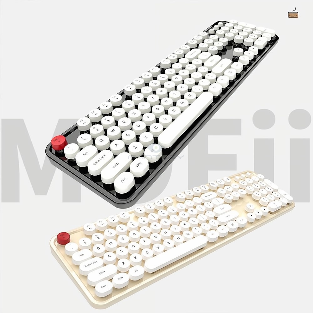 Mofii THE RED Retro Wired Keyboard Gaming Keyboard Office Keyboard ...