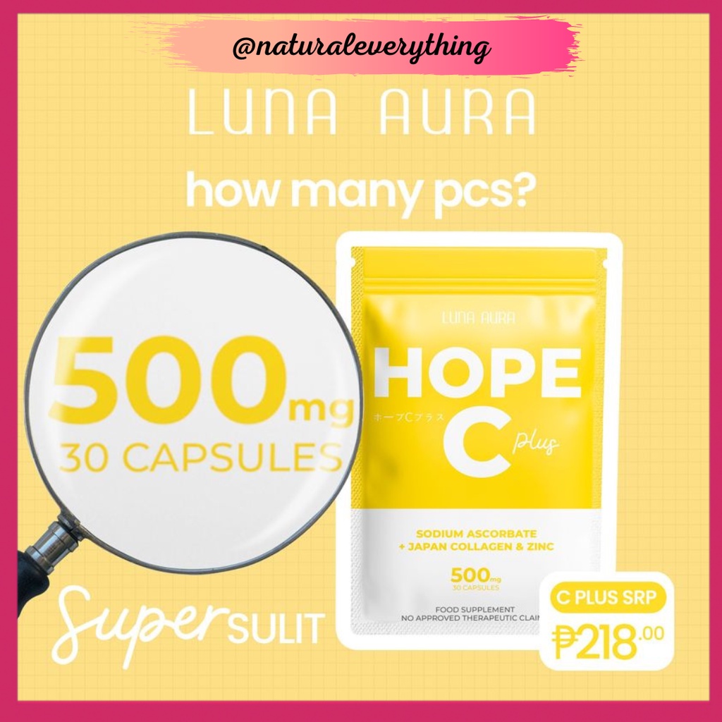 Luna Aura Hope C Plus-On Hand! | Shopee Philippines
