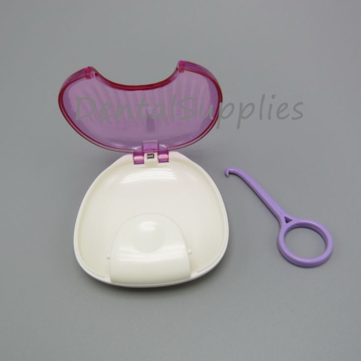 Dental Orthodontic Fake Teeth Case Retainer Mouth Guard Denture Storage ...