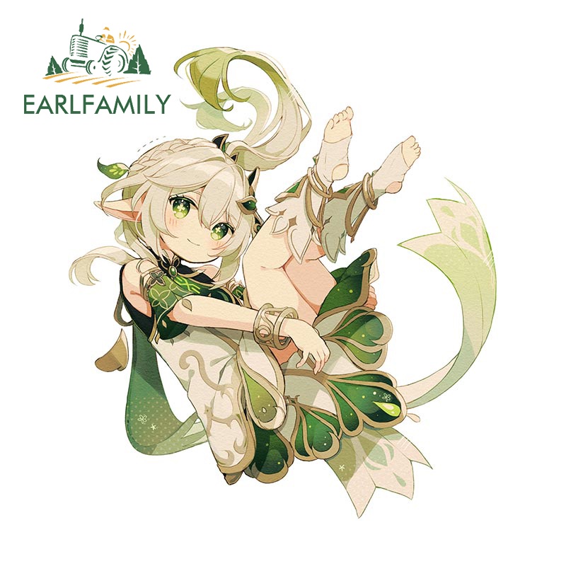 EARLFAMILY 13cm x 11.8cm for Cute Nahida Genshin Impact Car Stickers ...