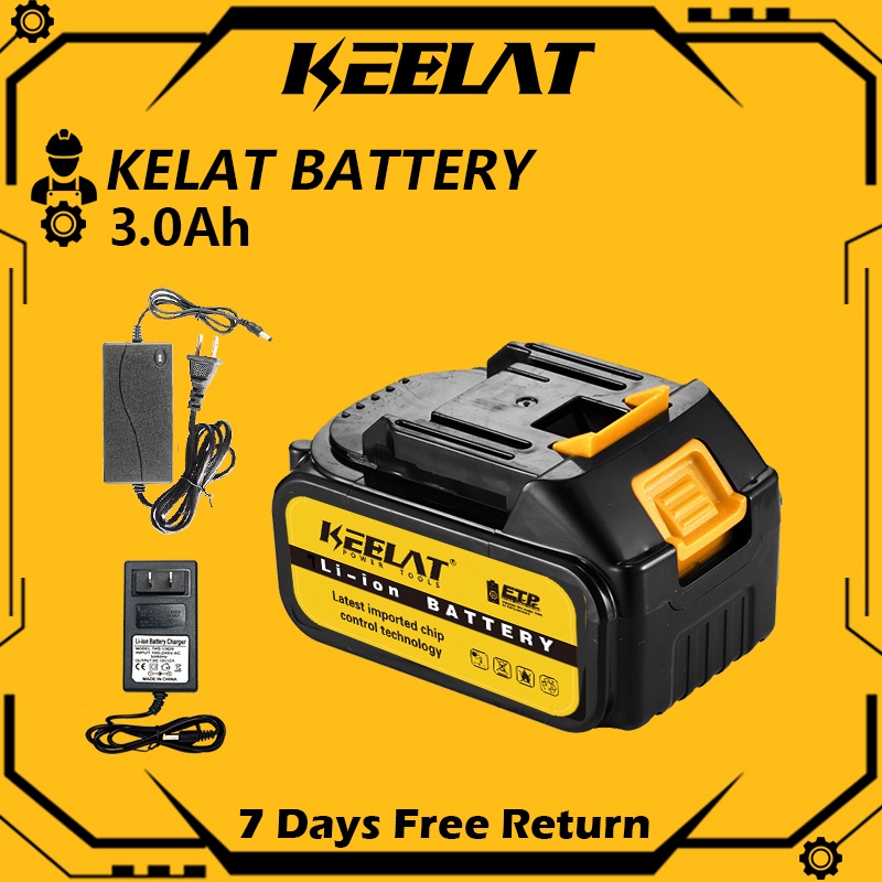 KEELAT Lithium Li-Ion Battery Use for MT Rechargeable Socket Power Tool ...