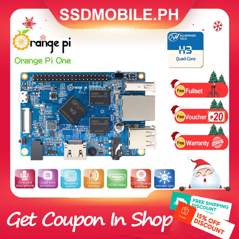 Orange Pi Zero/One H2+/H3 Quad-Core ,Support Android,Ubuntu,Debian Mini ...