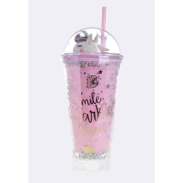 BCU0159A - BENCH/ Tumbler with Light, Straw and Unicorn Toy | Shopee ...