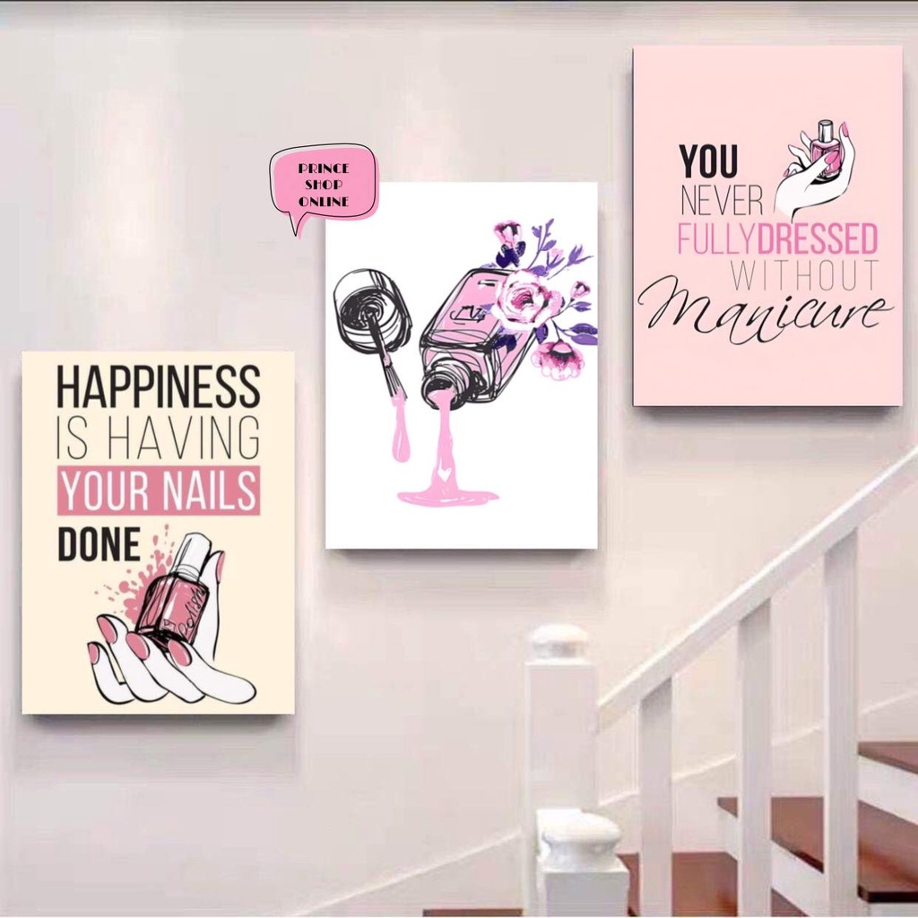 FRAME ART WALL DECOR NA AFFORDABLE LASHES & SALON POSTER DESIGN ...