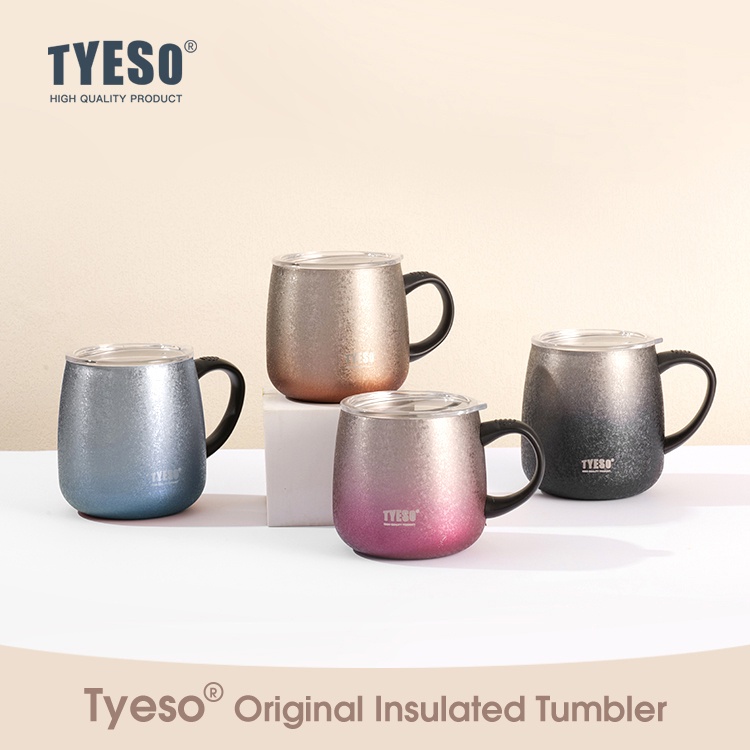 Original Tyeso Vacuum Insulated Tumbler Hot And Cold Thermoflask Stainless Steel Water Bottle ...