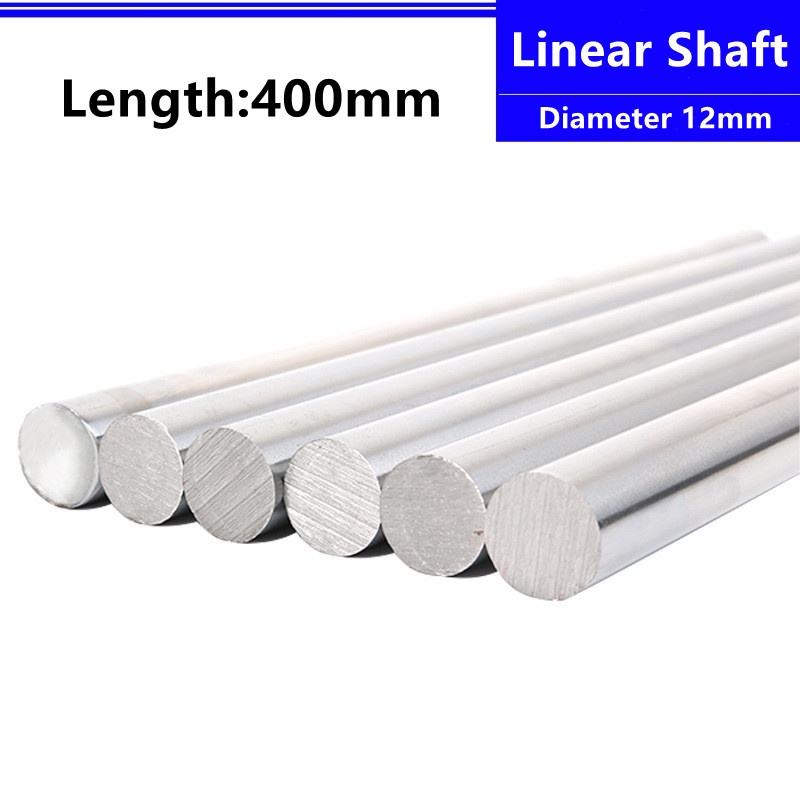 10pcs Diameter Dia 12mm Length 400mm Long Linear Shaft Round Bar Optic ...