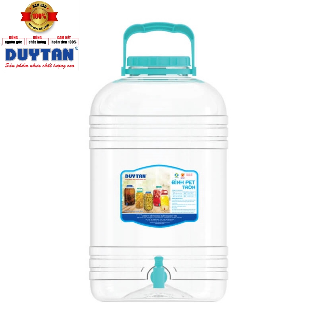Tba SHOP DUY TAN Round PET Bottle for Drinking Water 10 liters, 15 ...