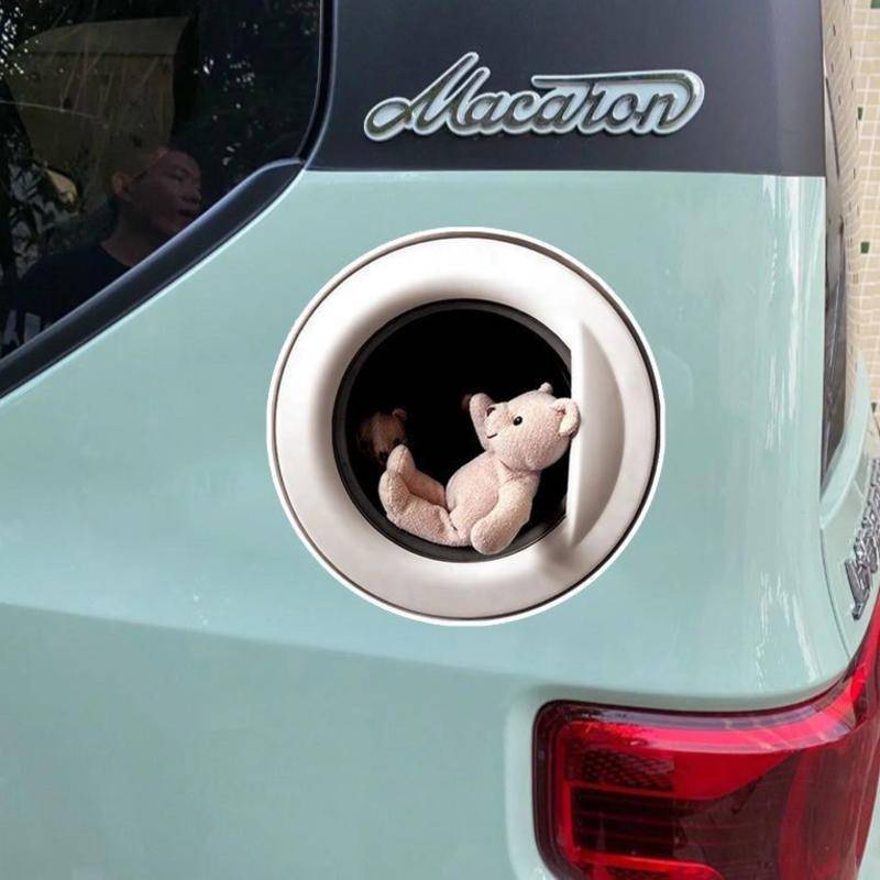 Car sticker/personality/cute/cartoon/puppet bear sticker/body sticker ...