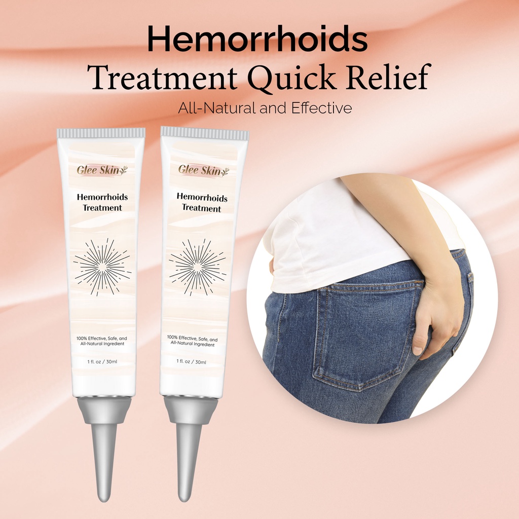 Buy 1 Get 1 Glee Skin Hemorrhoids Treatment Quicker Relief All Natural ...