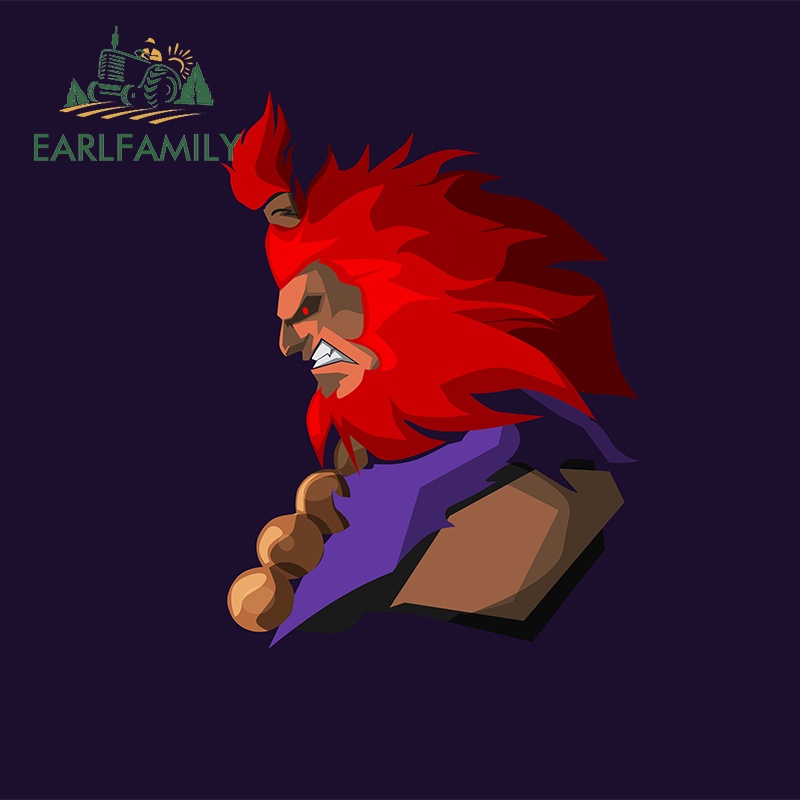 EARLFAMILY 13cm x 9.9cm Game Character Akuma Arcade Car Stickers ...