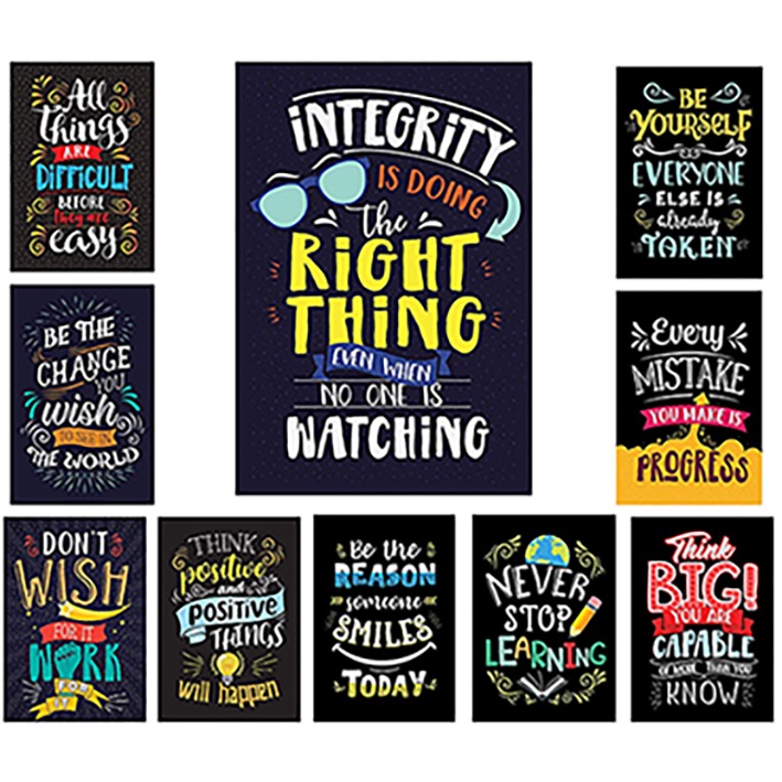 Motivational Posters for Classroom, Inspirational Quotes Posters for ...