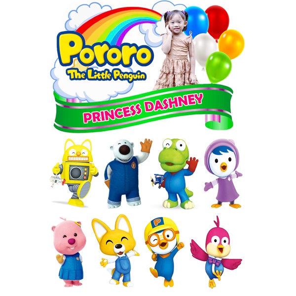 Pororo Cake and Cupcake Toppers / Birthday Toppers | Shopee Philippines