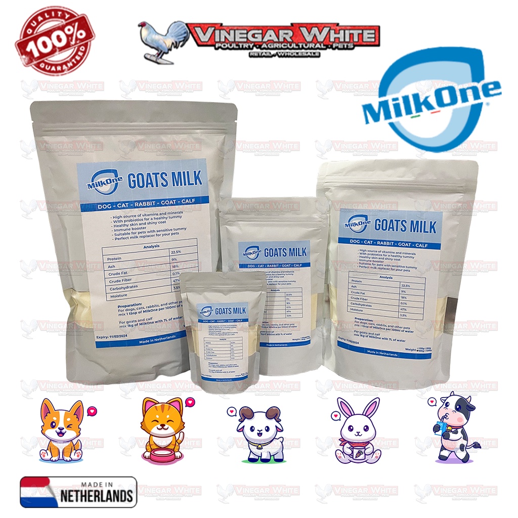 MilkOne Goats Milk Replacer Pet Dog Cat Rabbit Puppy Kitten Supplement ...