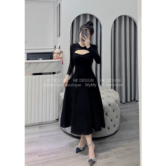 Women's Long-cut Dress Type 1 Design, Women'S maxi Dress With Hollow ...