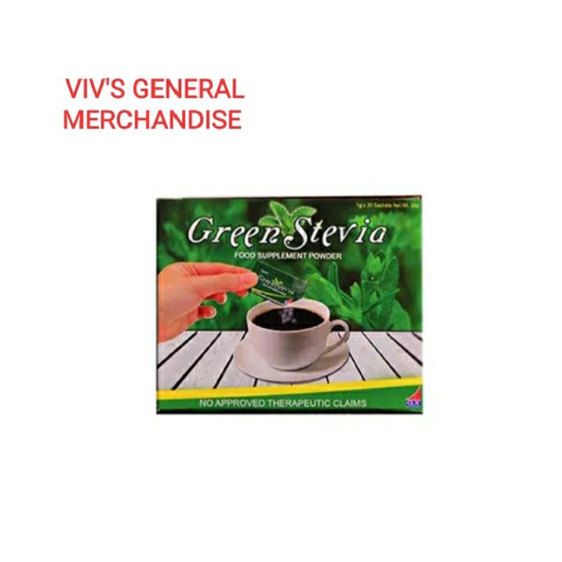 Green Stevia Food Supplement Powder ( 30s ) | Shopee Philippines