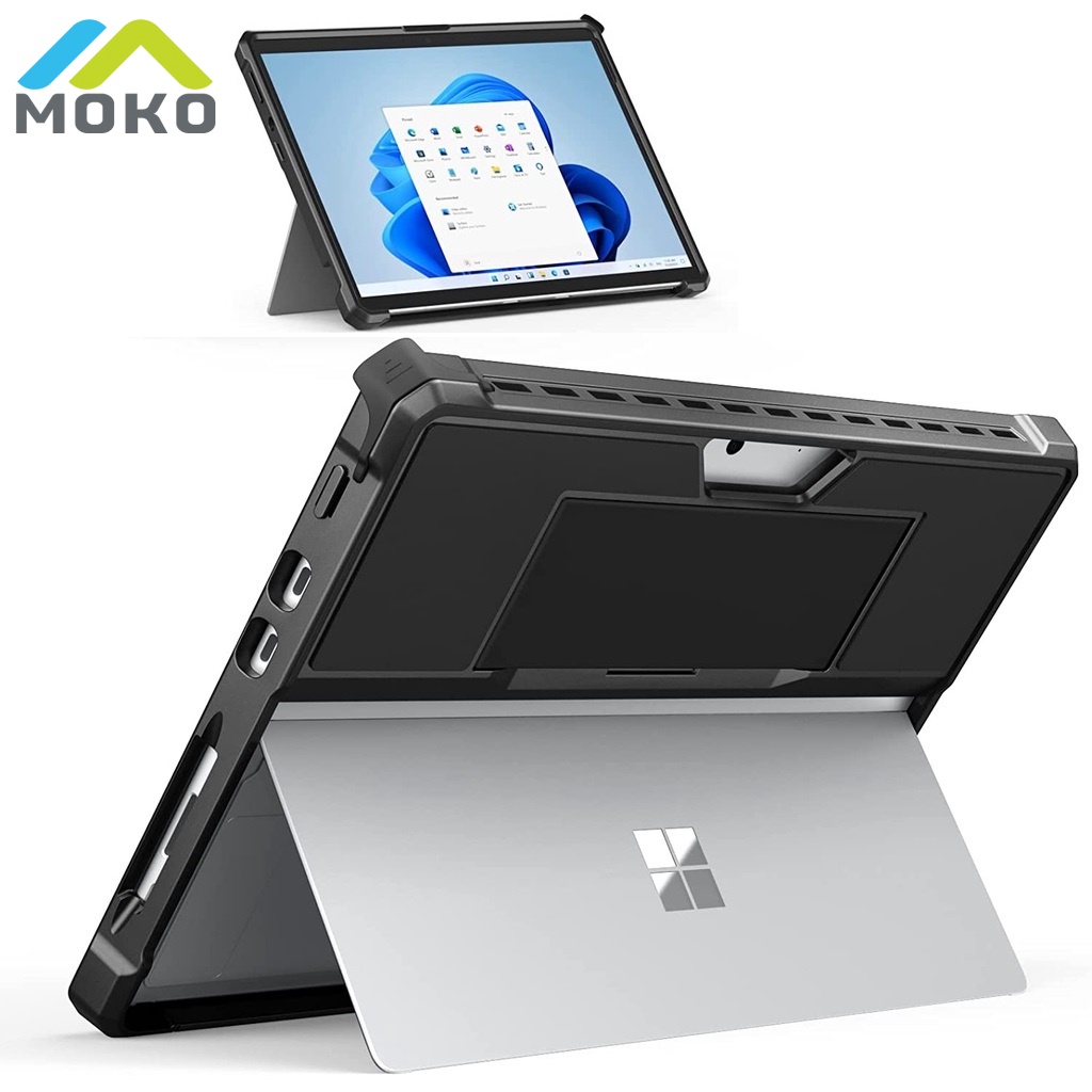 MoKo All-in-One Protective Rugged Cover Case with Hand Strap Fits ...