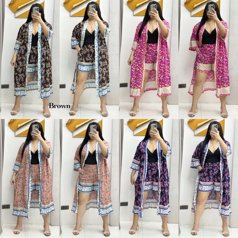 Kimono terno by Plus size collection ph | Shopee Philippines