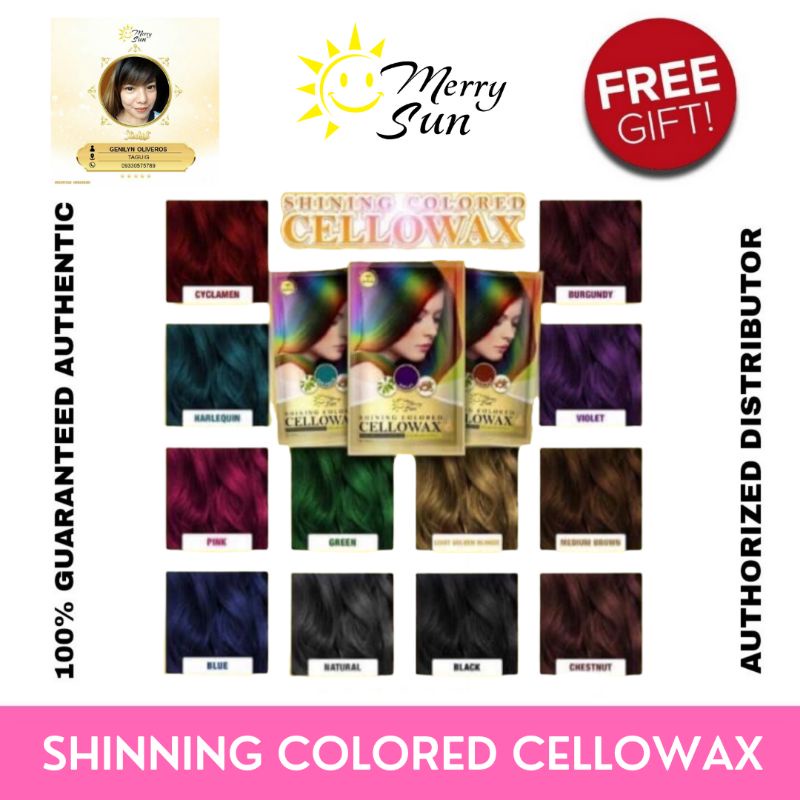 Merry Sun Cellowax Hair Color Treatment | Shopee Philippines