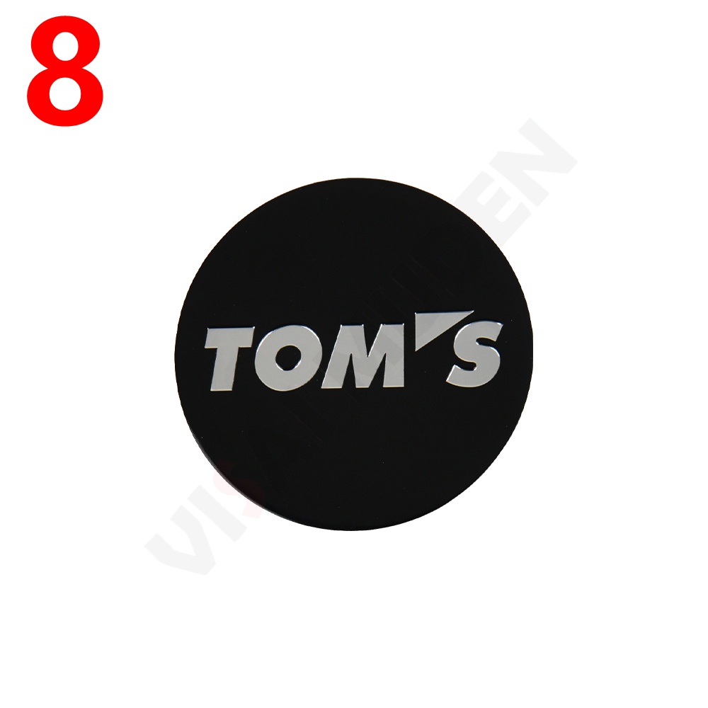 4PCS 45MM Stickers GR TRD MUGEN RALLIART GTR Center Sport Rim Cap ...