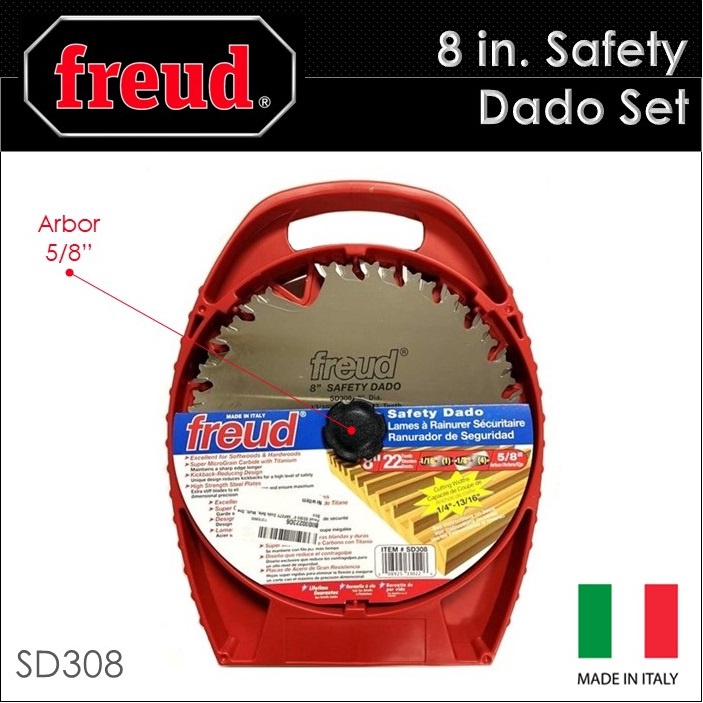Freud SD308 8-inch Safety Dado Set | Shopee Philippines