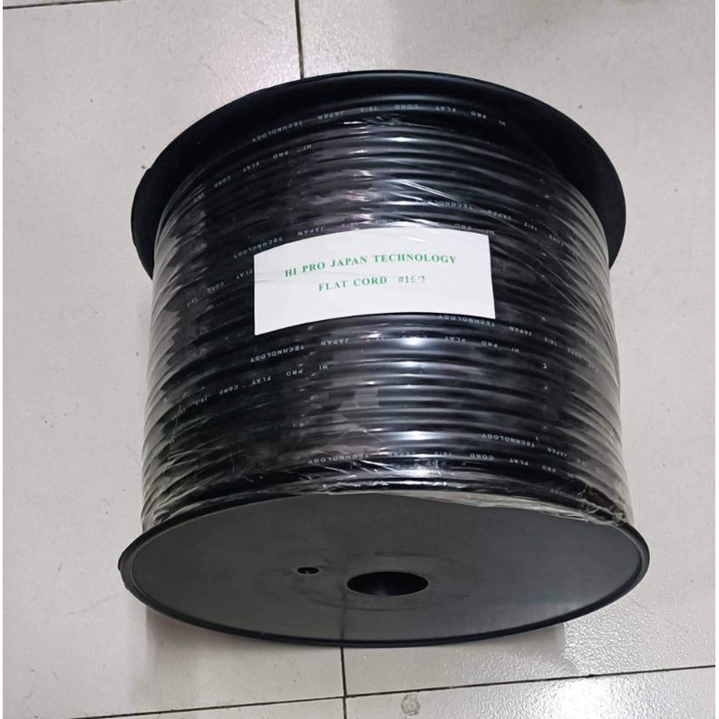 # 16 Flat Cord Hi-pro Japan technology 100meter ,1 Roll h.duty | Shopee ...