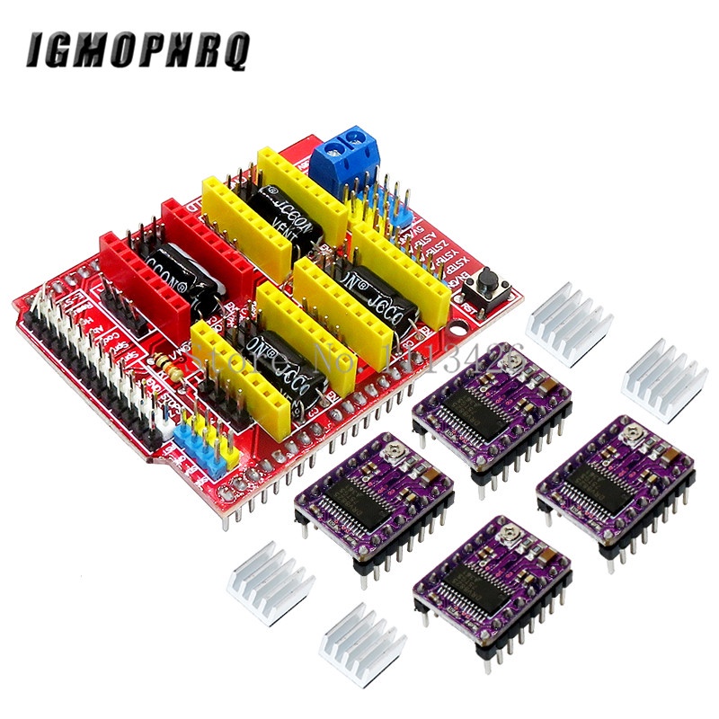 CNC Shield V3 Engraving Machine / 3D Printer / + 4pcs DRV8825 Driver ...