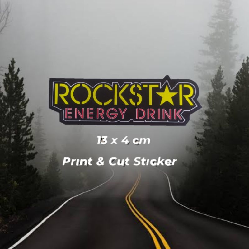 Rockstar Energy Drink Logo Sticker | Shopee Philippines