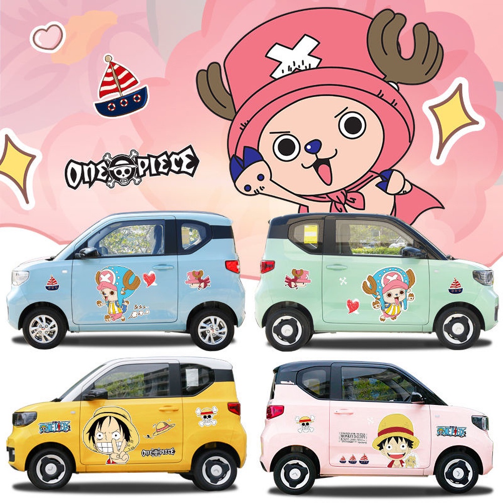 "One Piece" Luffy Zoro Chopper Nami Waterproof Decorative Car Body ...