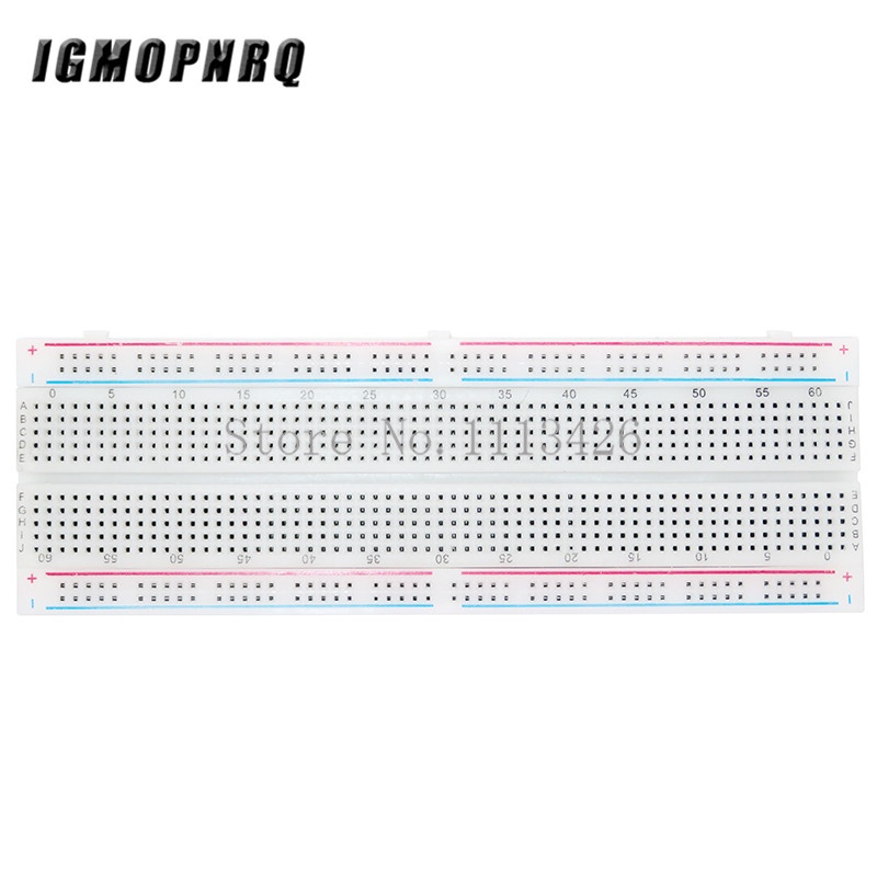 400 holes MB102 830 Points Solderless PCB Breadboard MB-102 Solderless ...