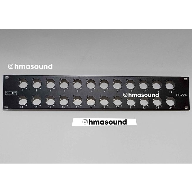 Panel Rack Hardcase XLR Canon Speakon 2U 24 Holes STX PS224 | Shopee ...