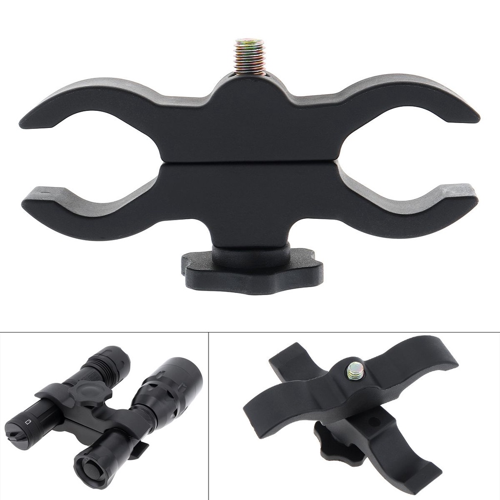 Flashlight Clamp Plastic Adjustable Bike Torch Flashlight Mount for IR ...