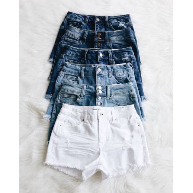 Midwaist/low rise denim short (ukay) | Shopee Philippines