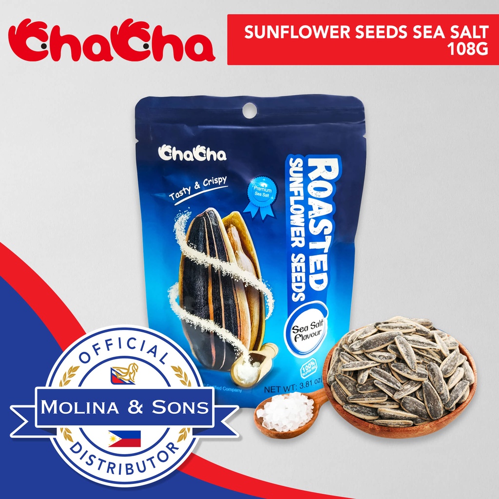 ChaCha Sunflower Seeds (Sea Salt) 108g | Shopee Philippines