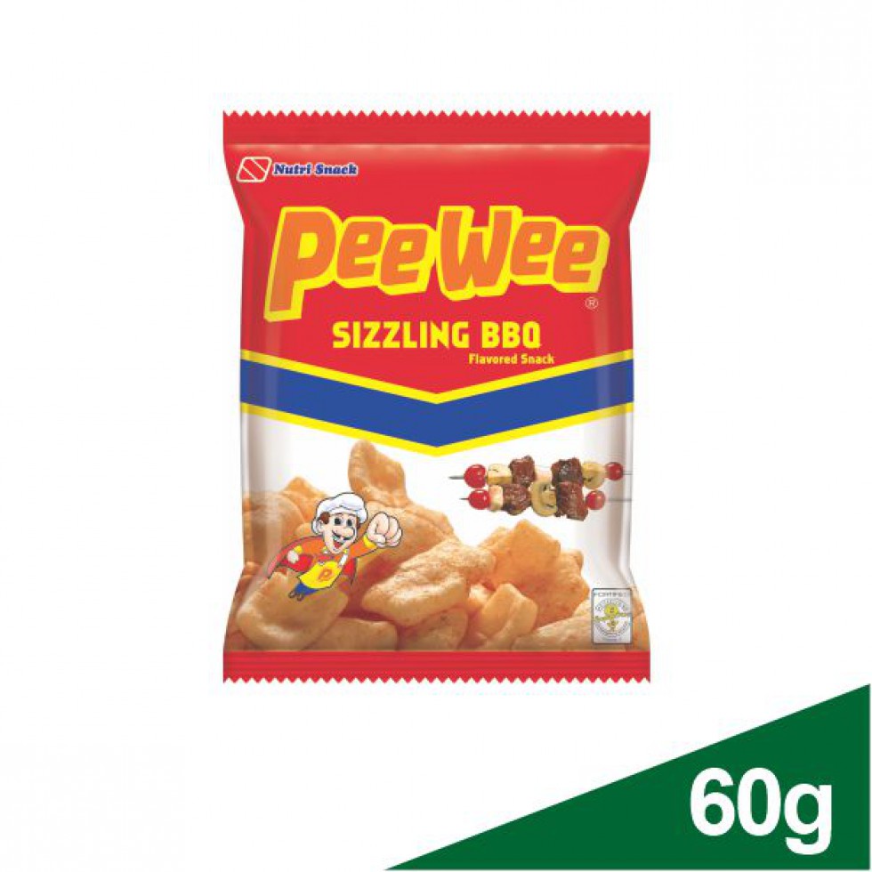 Peewee Sizzling Bbq 60g | Shopee Philippines