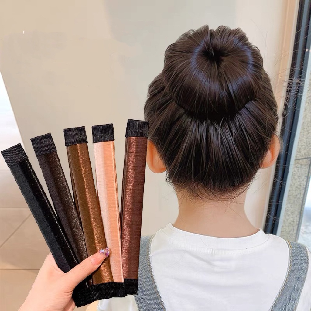 ☃ Women Fashion Disk Hair Clip Donut Quick Messy Bun Updo Curler ...