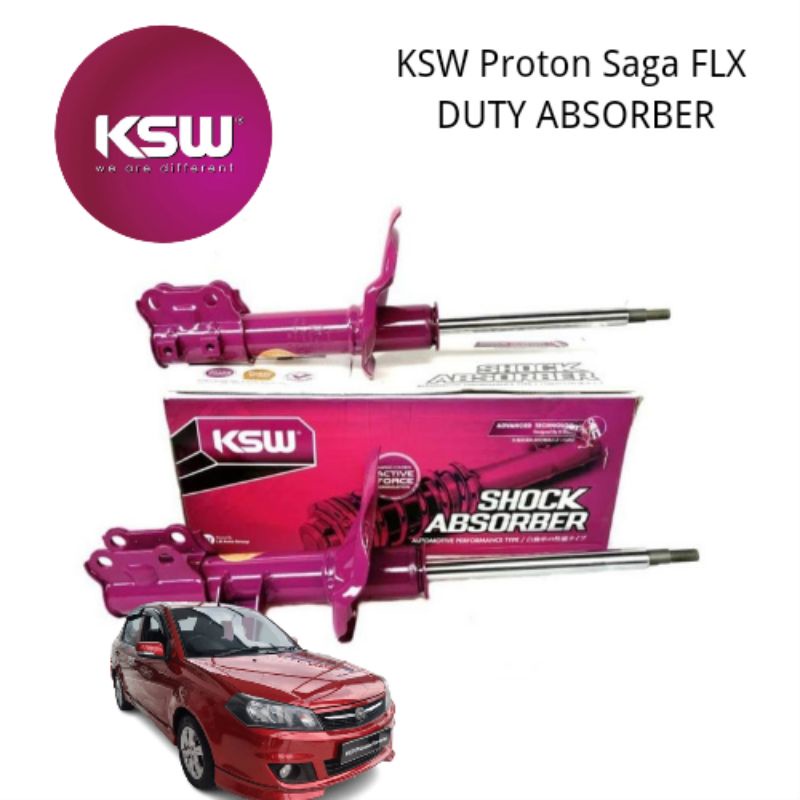 KSW Proton Saga FLX DUTY ABSORBER | Shopee Philippines